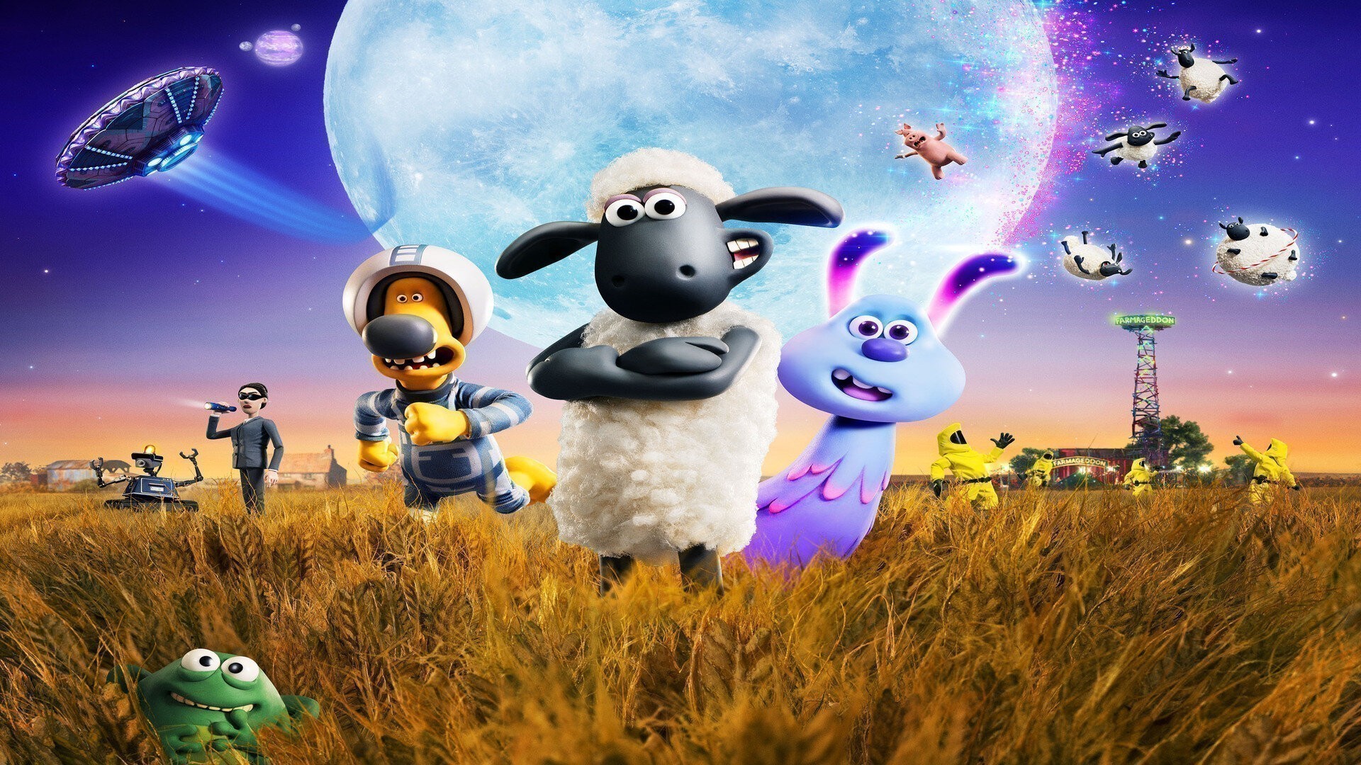 Het schaap en de alien in A Shaun the Sheep Movie: Farmageddon - TVgids.nl