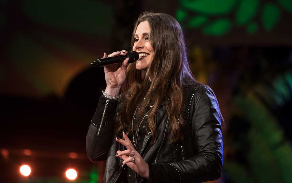 Zangeres Floor Jansen in Duitse versie Beste Zangers - TVgids.nl