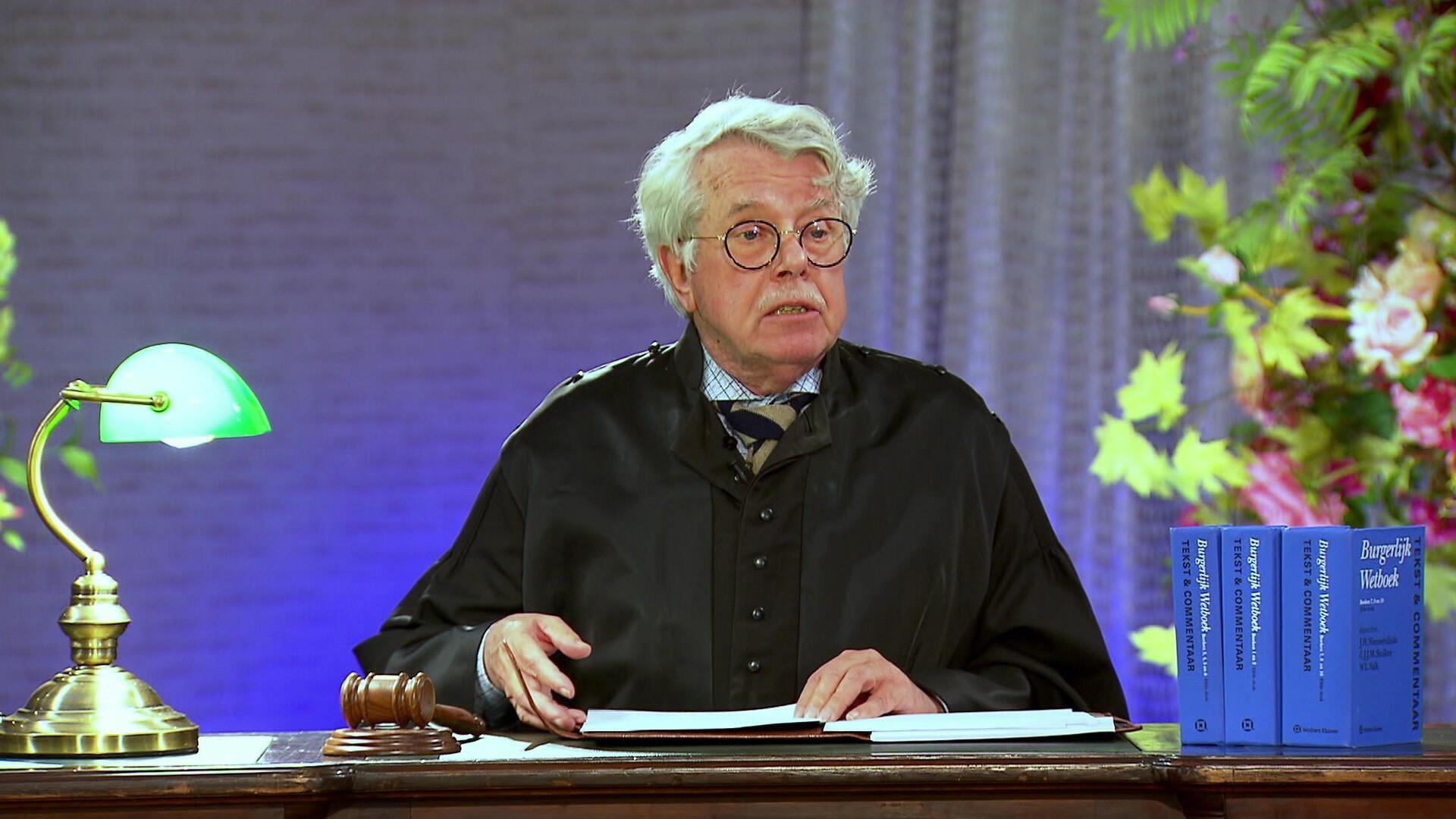 Buurvrouw is de spelende kinderen zat in Mr. Frank Visser Doet ...