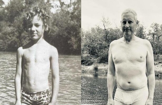 De Verhulstjes gieren om vader Gert in onderbroek op jeugdfoto remake ...