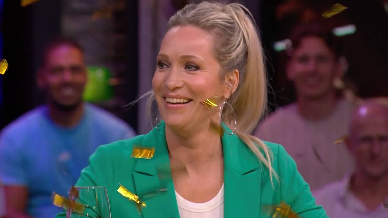 Confettiregen voor Hélène Hendriks in Vandaag Inside na winst ...
