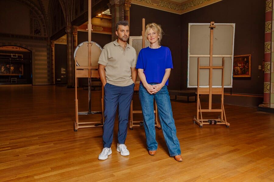 Johanna ter Steege laat zich portretteren in Sterren op het Doek ...