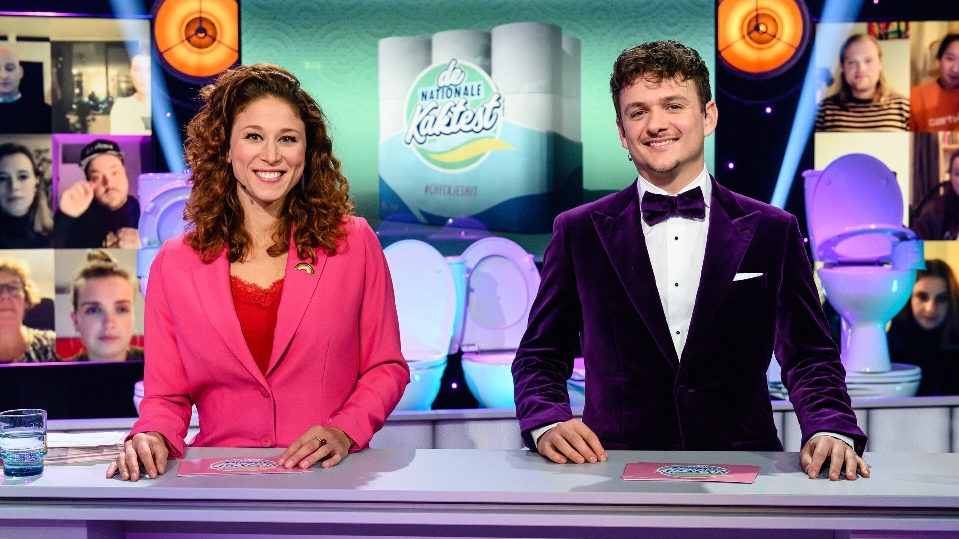 Amber Kortzorg en Jurre Geluk presenteren De Kaktest - TVgids.nl