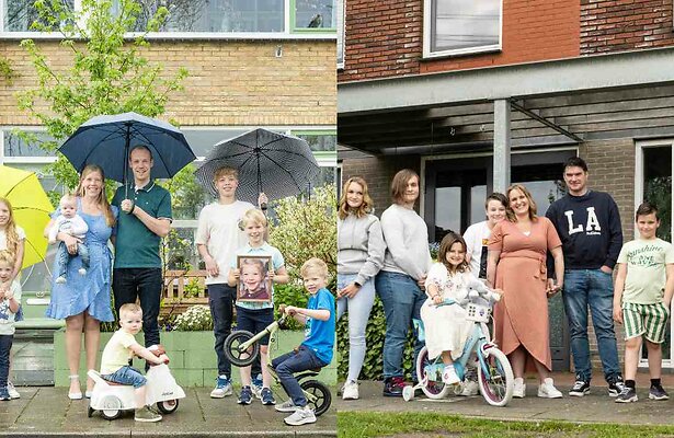 Maak kennis met de families Blom en Bodegraven uit Een Huis Vol - TVgids.nl