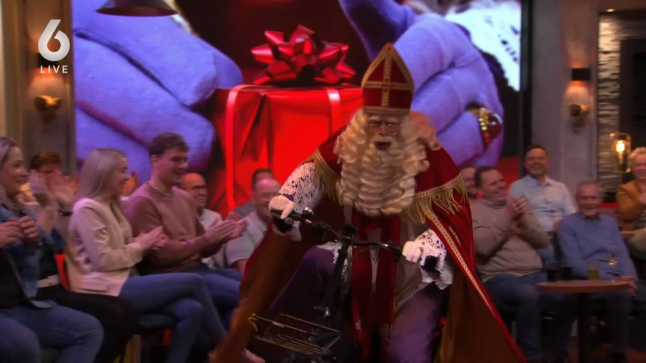 Video: Sinterklaas scheurt op fatbike door studio Vandaag Inside ...