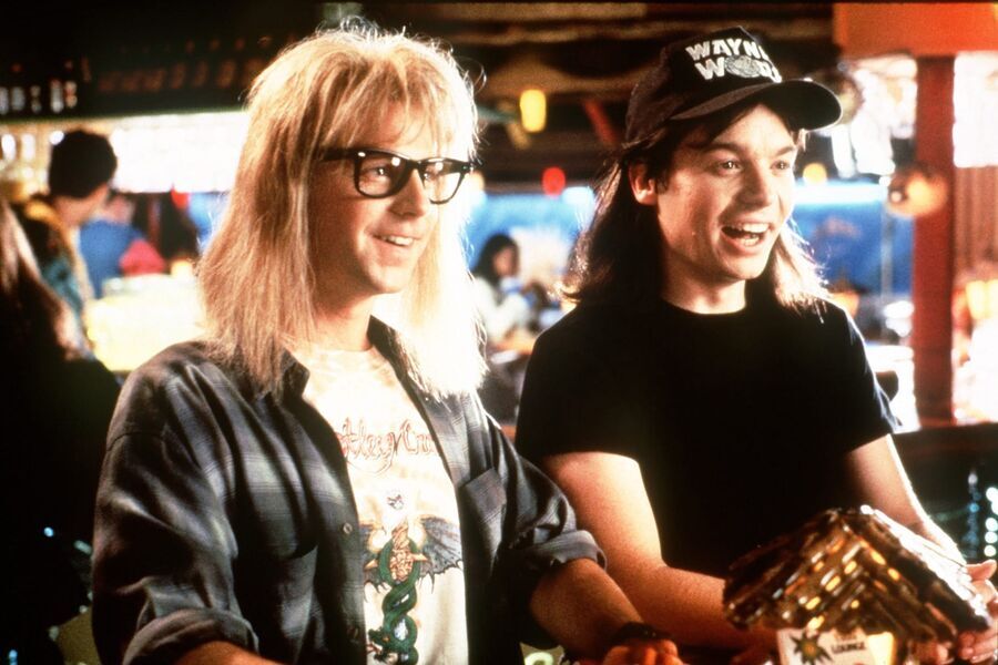 Het succes van Mike Meyers en Dana Carvey blijft in Wayne's World niet ...
