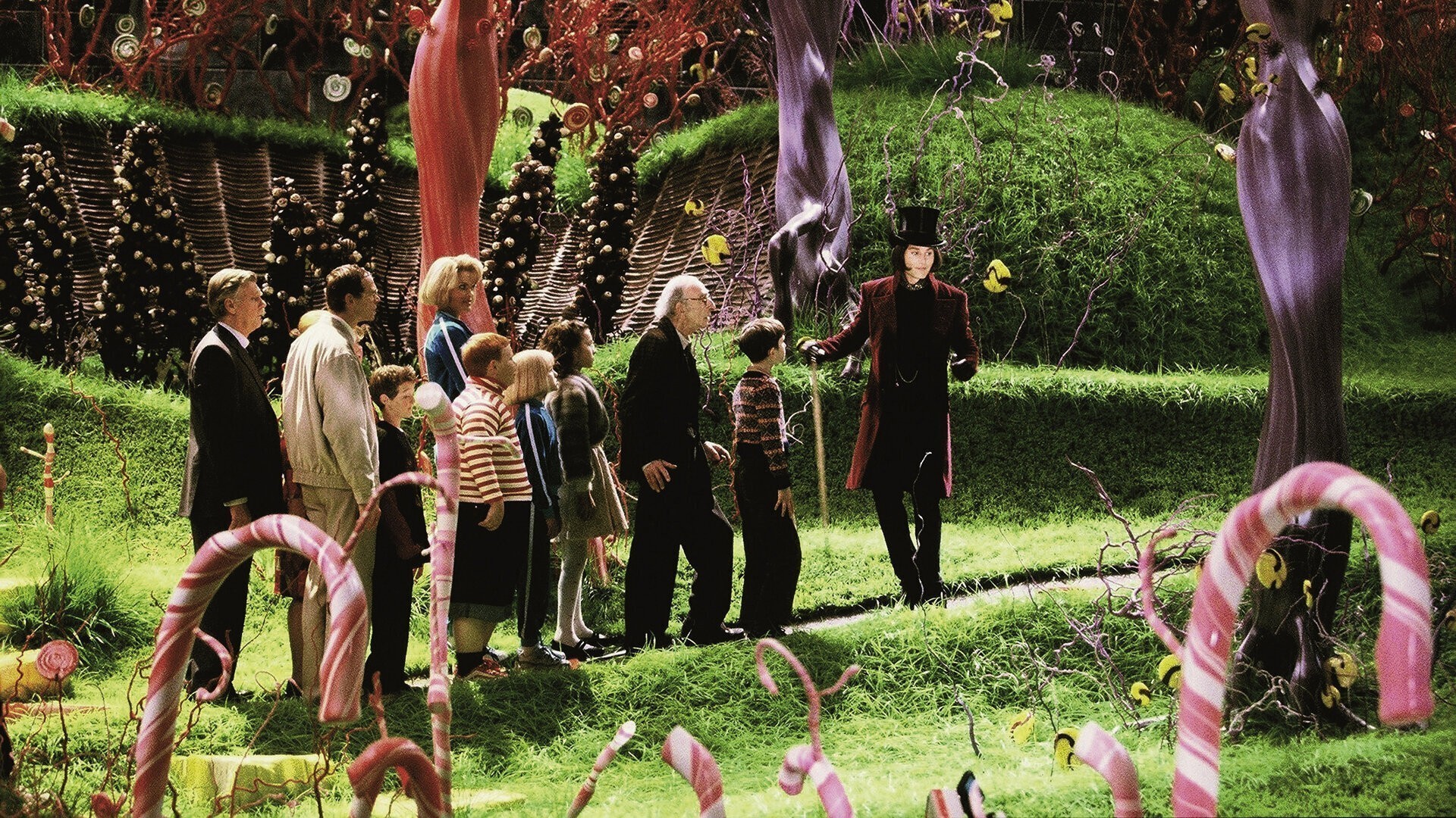 Johnny Depp als excentrieke chocolademaker in Charlie and the Chocolate ...