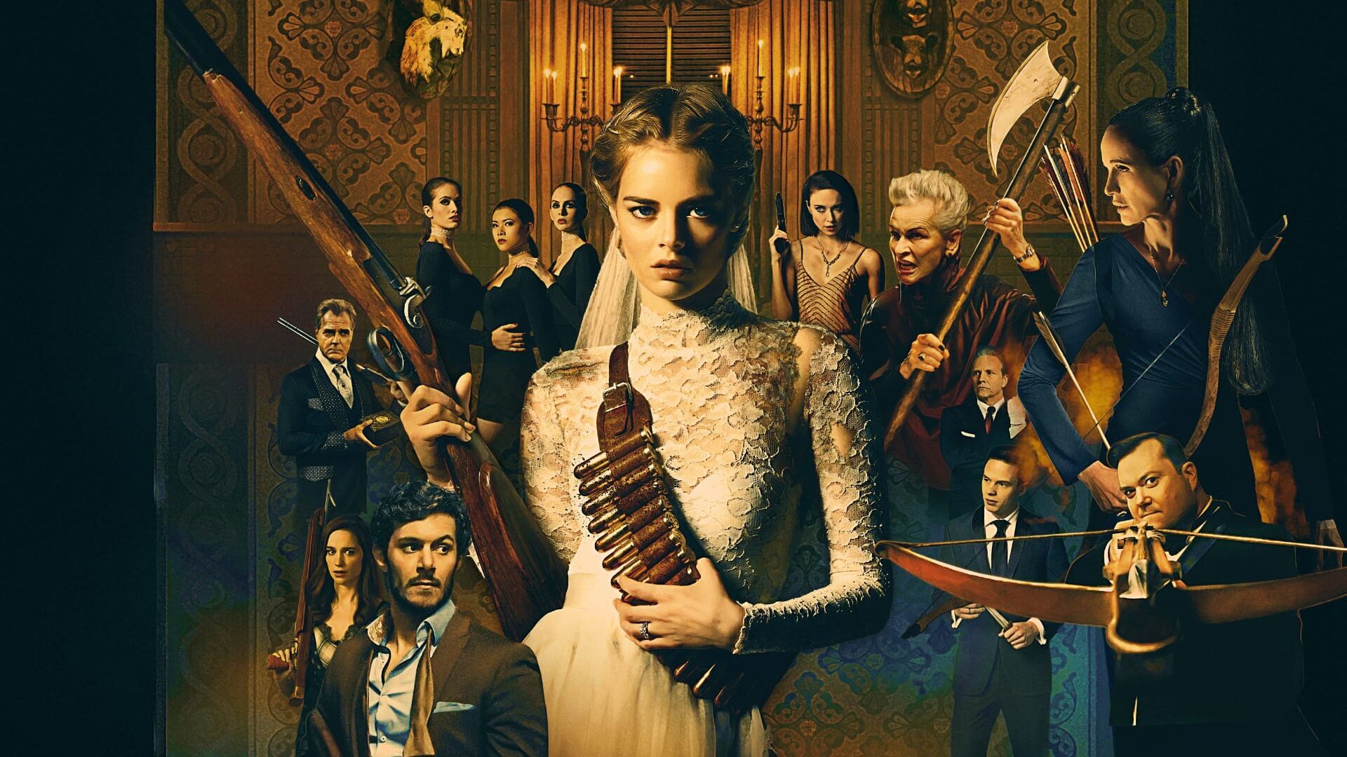 Samara Weaving ontdekt een dodelijk spel in Ready or Not - TVgids.nl