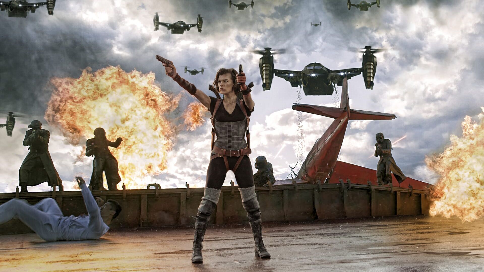 Milla Jovovich vecht zich vrij in Resident Evil: Retribution - TVgids.nl